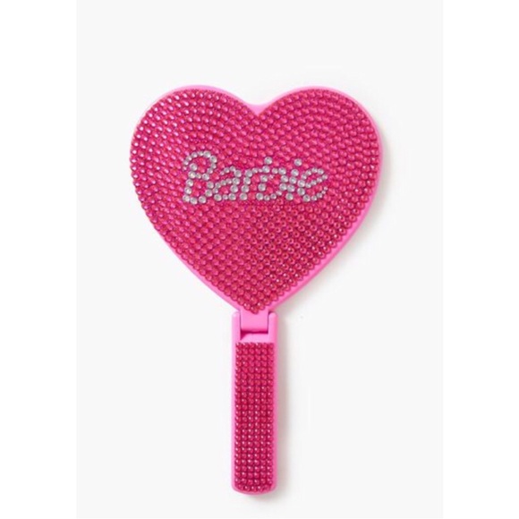 Barbie | Makeup | Barbie Rhinestone Handheld Mirror | Poshmark